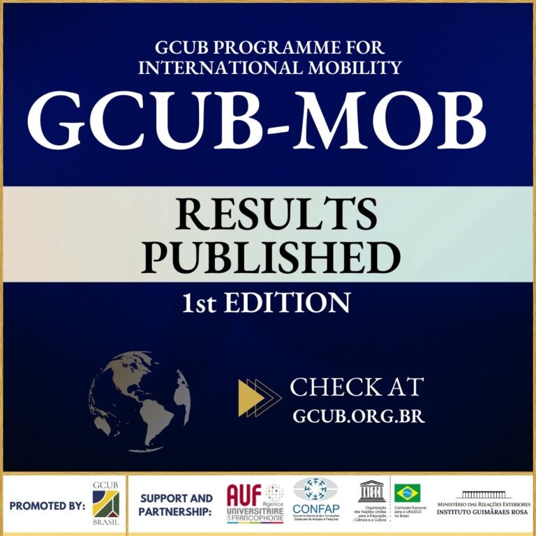 Resultado Primeira Edição do Programa GCUB de Mobilidade Internacional ...