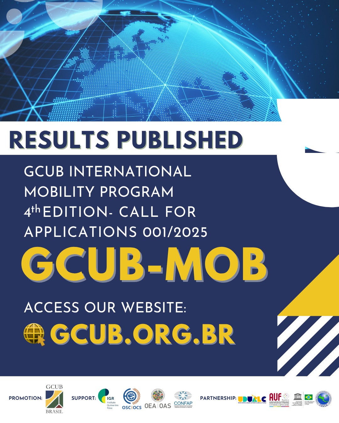 Resultado – Quarta Edição do Programa GCUB de Mobilidade Internacional ...